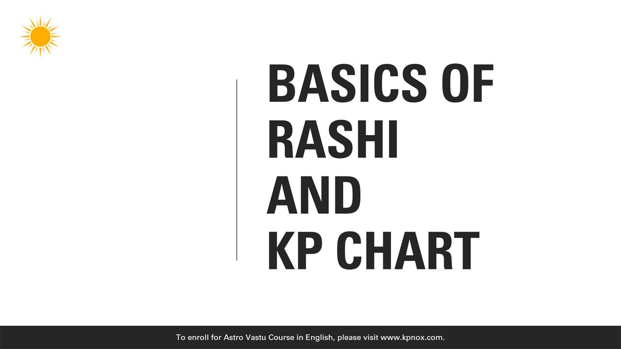 Astro Vastu Course - Basics of Rashi and KP Chart - YouTube