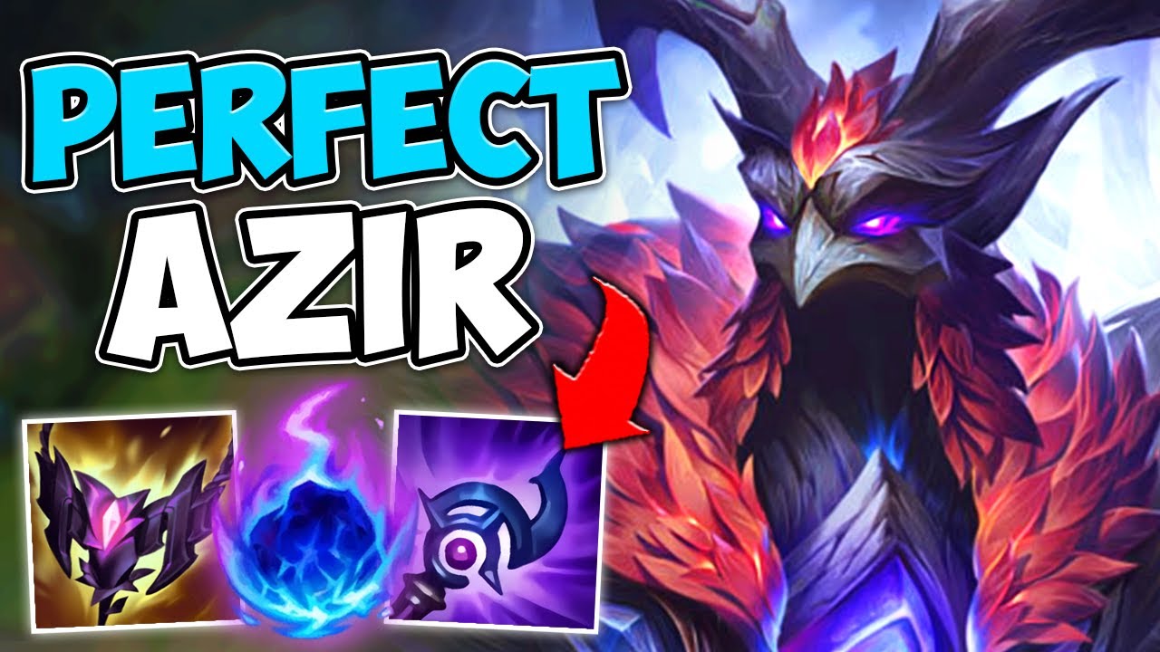 HOW TO CARRY SOLO QUEUE GAMES WITH AZIR - Rank 1 Azir Full Gameplay ...