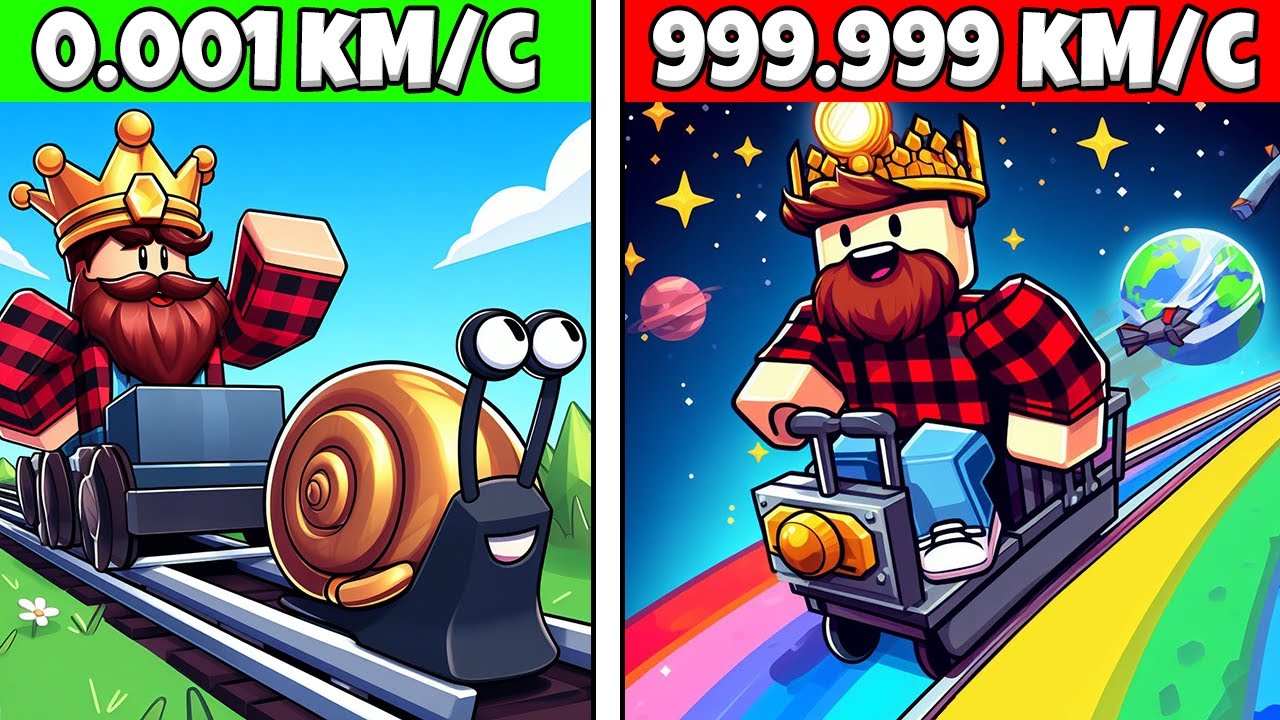 САМЫЙ БЫСТРЫЙ ПОЛЁТ НА ВАГОНЕТКЕ 999.999 КМ/С СКОРОСТИ! ROBLOX ВИДЕО ...