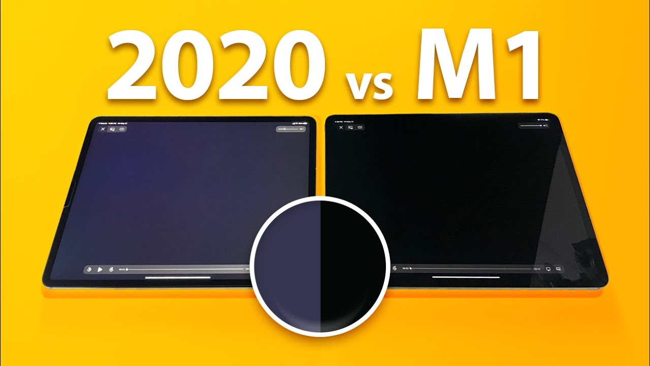 See How Much Blacker the M1 iPad Pro Mini-LED Screen Is! - YouTube