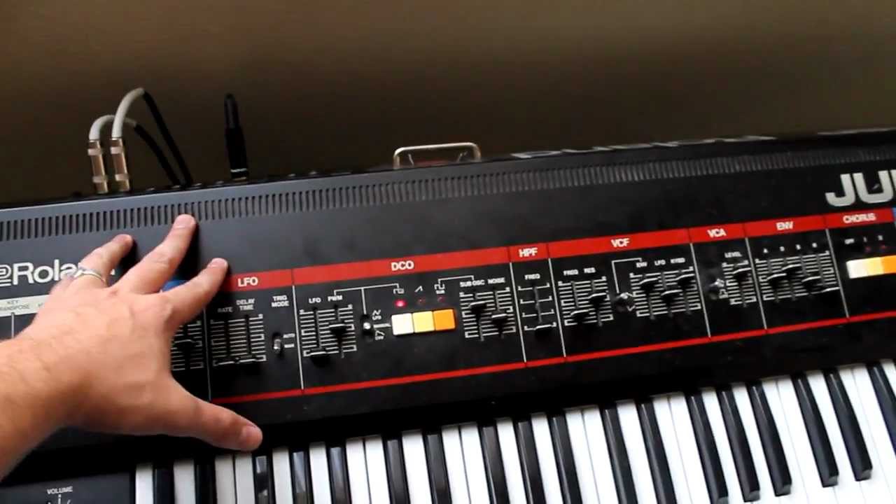 How to: Controlling Roland Juno 60 Arpeggio Clock - YouTube