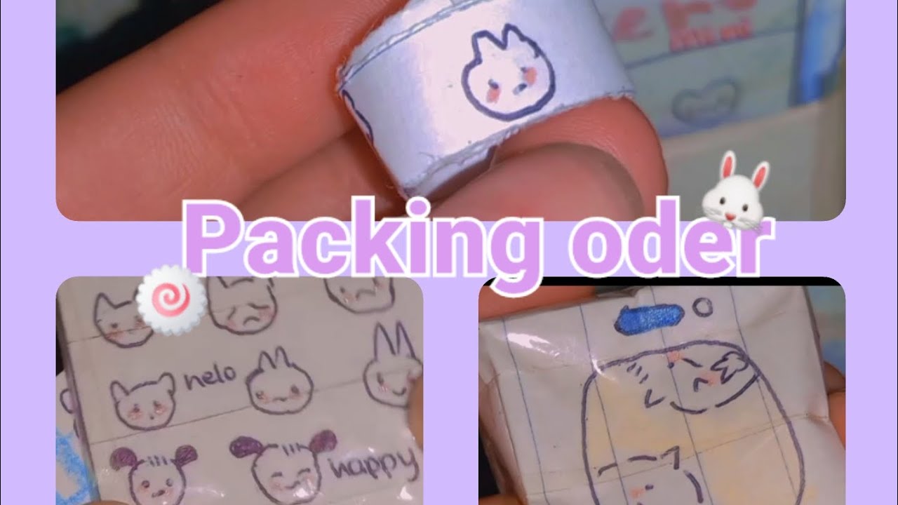 Gói hàng| Gói hàng sqs, sticker, washi mini cùg tui 💐😽| #youtuber#chill ...