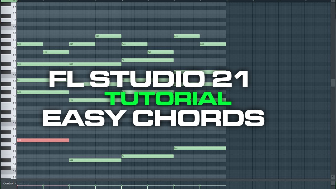 How to make easy chords in FL Studio - YouTube