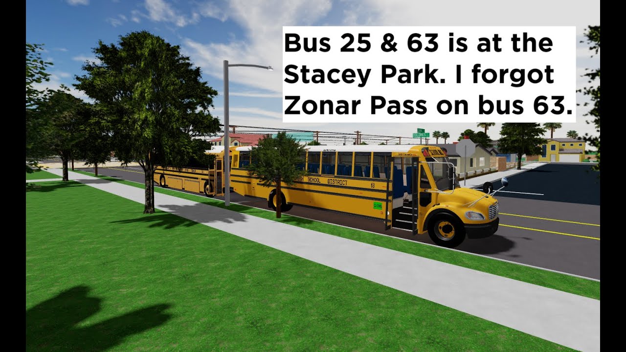 Bus 25 and Bus 63 is at Stacey middle school park. - YouTube