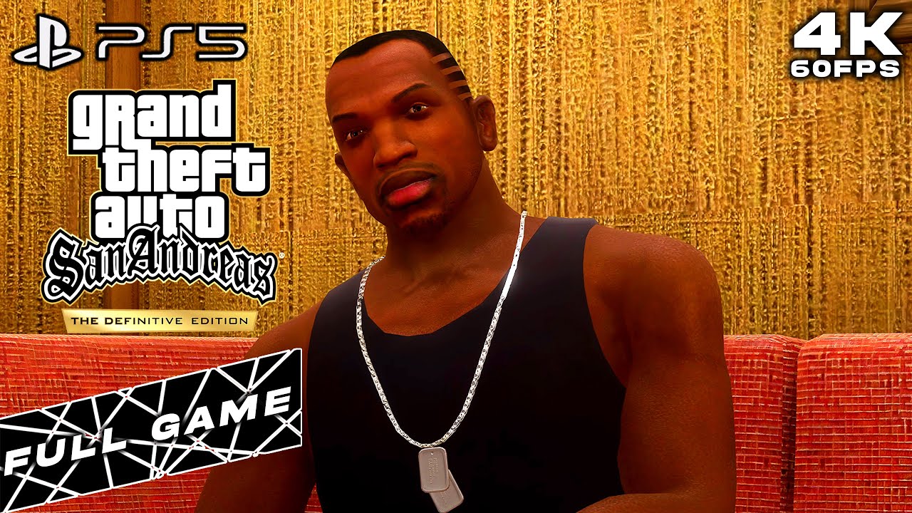 GTA SAN ANDREAS DEFINITIVE EDITION REMASTERED PS5 FULL GAME (4K60FPS ...
