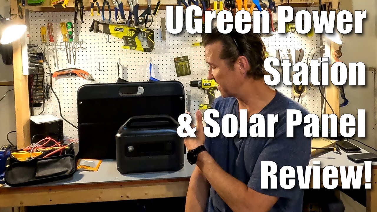 UGREEN PowerRoam 600W Portable Power Station and 100w Solar Panel ...