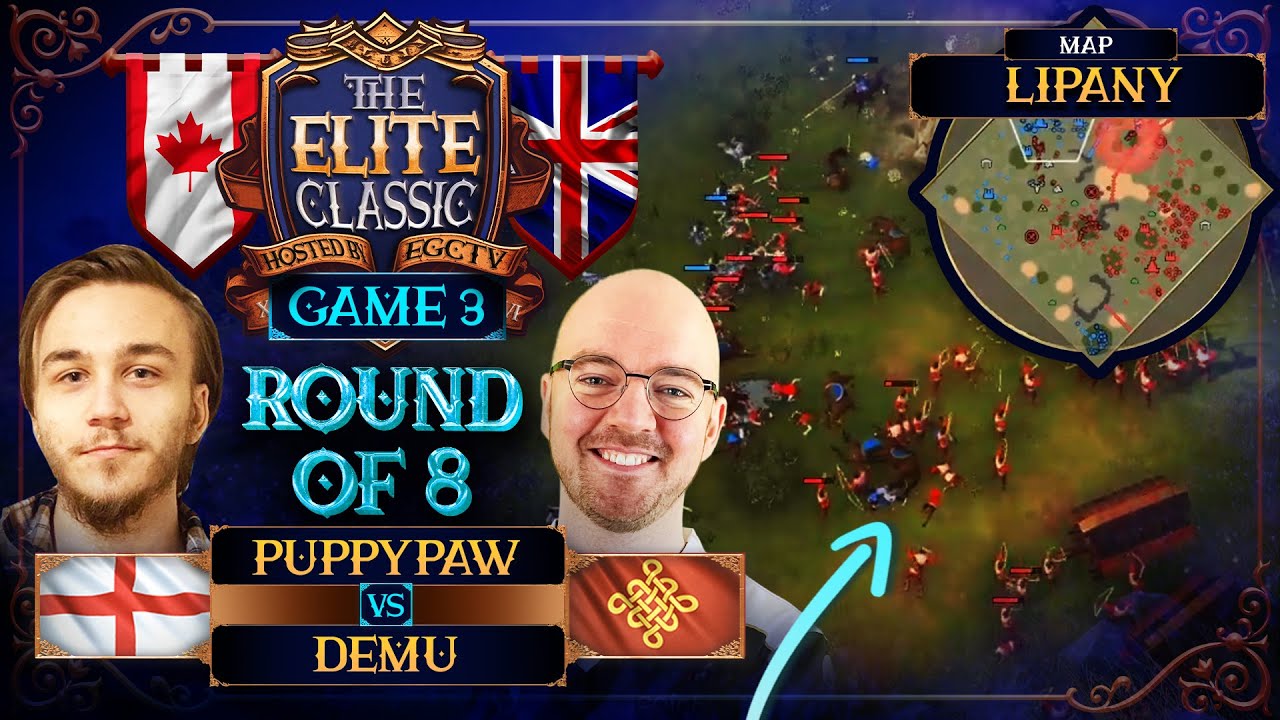 The Elite Classic: Puppypaw vs DeMu G3, Ro8 Bo5 | Age Of Empires 4 ...