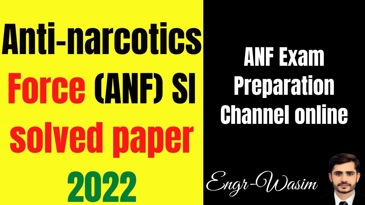 ANF SI(Sub-Inspector) solved past Papers 2022 | ANF Exam Preparation ...