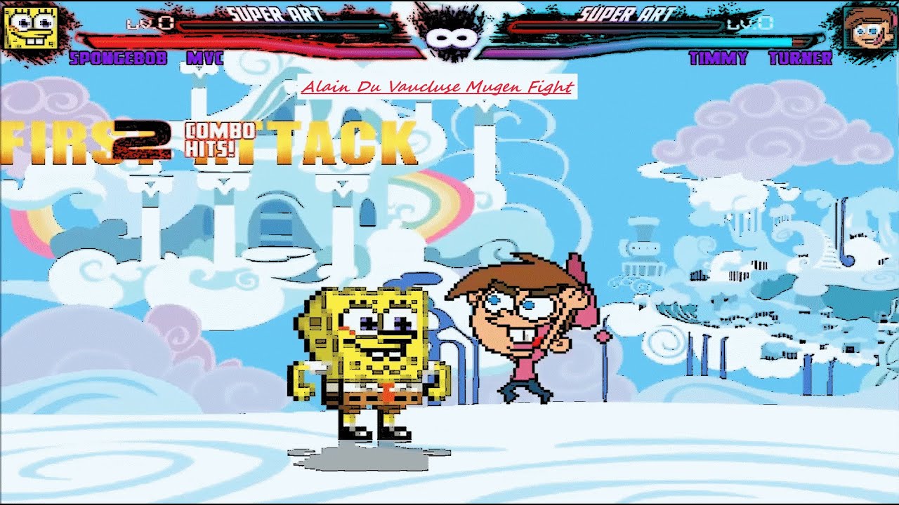 Mugen : Spongebob Vs Timmy Turner (Request) - YouTube