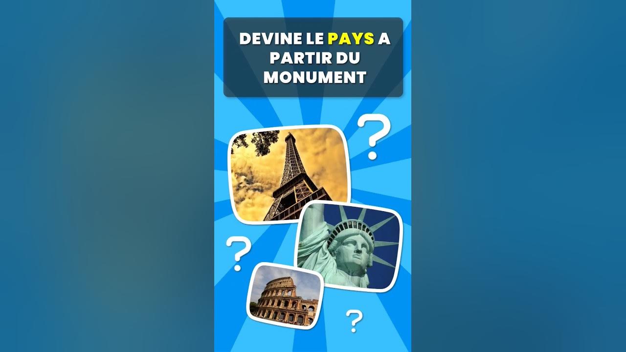Devine le pays à partir du monument - Quiz géographie - YouTube
