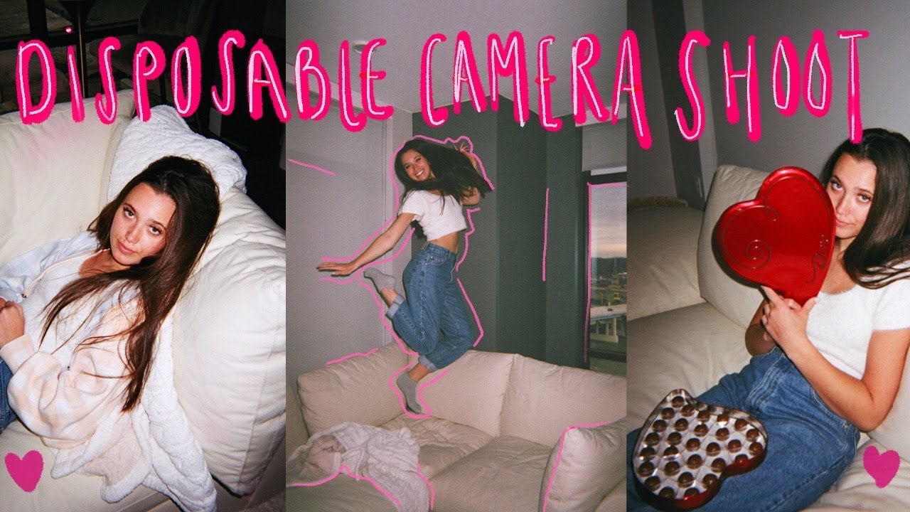 disposable camera challenge ft. hannah meloche! - YouTube