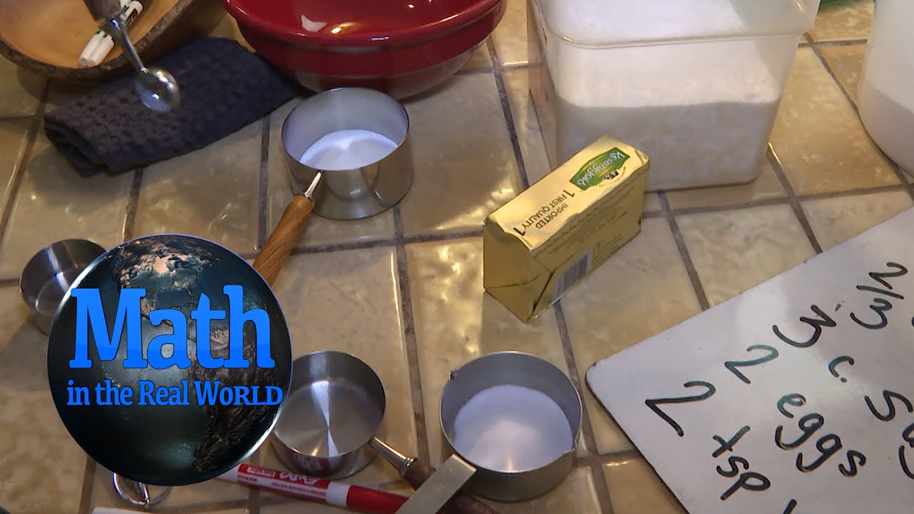 MATH IN THE REAL WORLD - Baking - YouTube