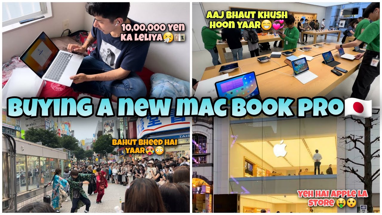 Buying a new MacBook Pro || Indian in Japan || || Japan vlogs|| - YouTube