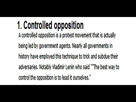 Rampant Controlled Opposition, They Are Losing Control - YouTube