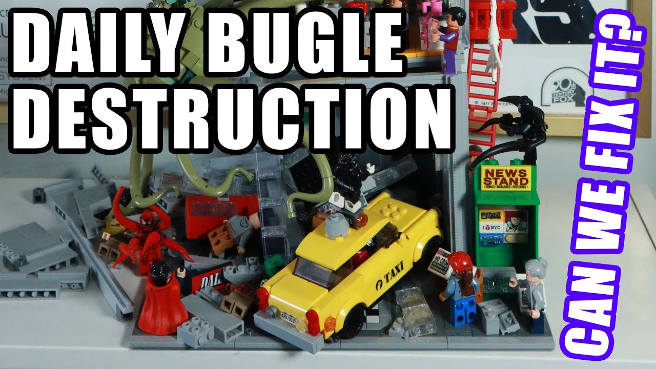 Department of Damage Control: Fixing My LEGO Daily Bugle! - YouTube