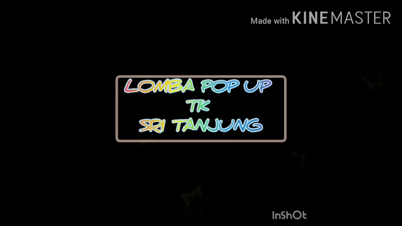 Pemenang Lomba Pop Up Tk Sri Tanjung Kegiatan Agustus 2020 - YouTube