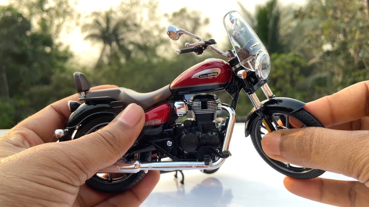Unboxing of Royal Enfield Meteor 350 Scale 1:12 Model | Scale 1:10 ...