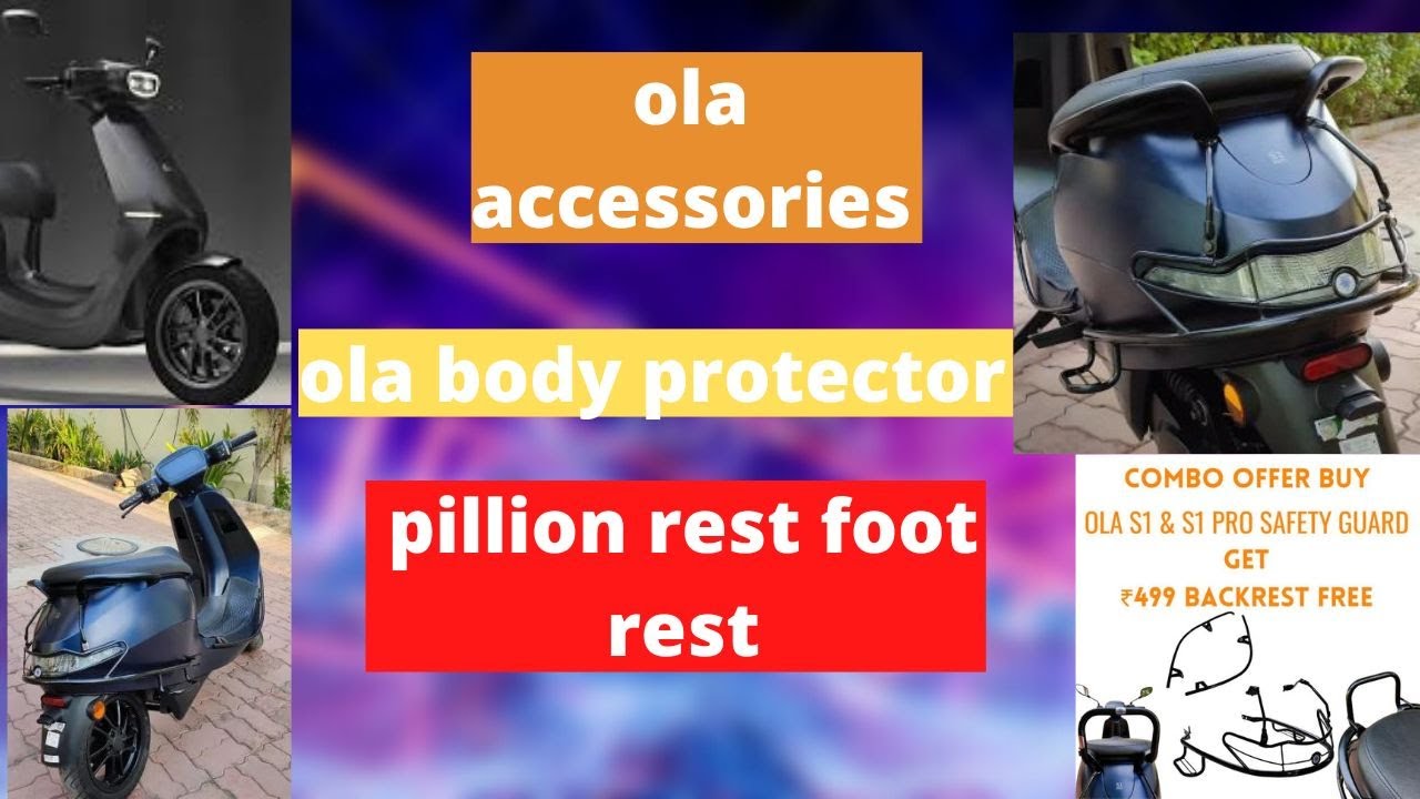 Ola s1 pro & s1 Scooter All Accessories Fitting Detail Video - YouTube