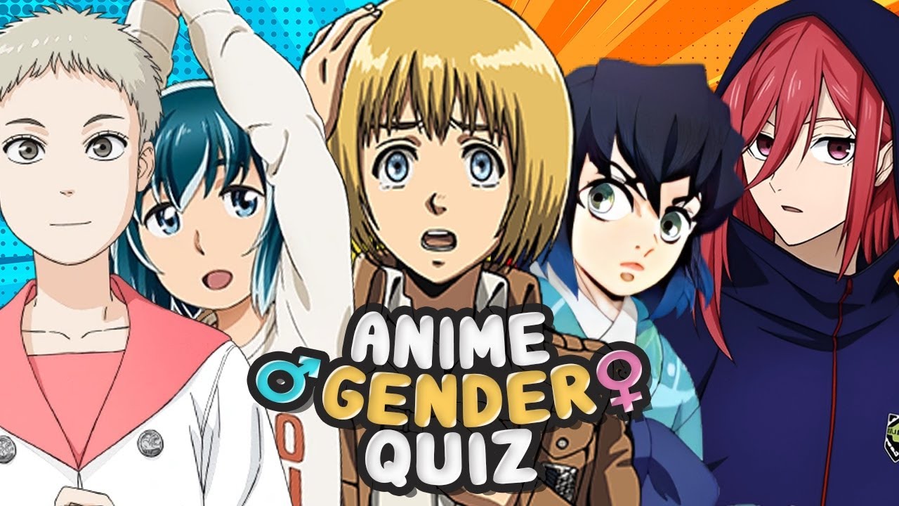Anime Quiz: Guess the Character's Gender! 🧑👩 (40 characters) | Test ...