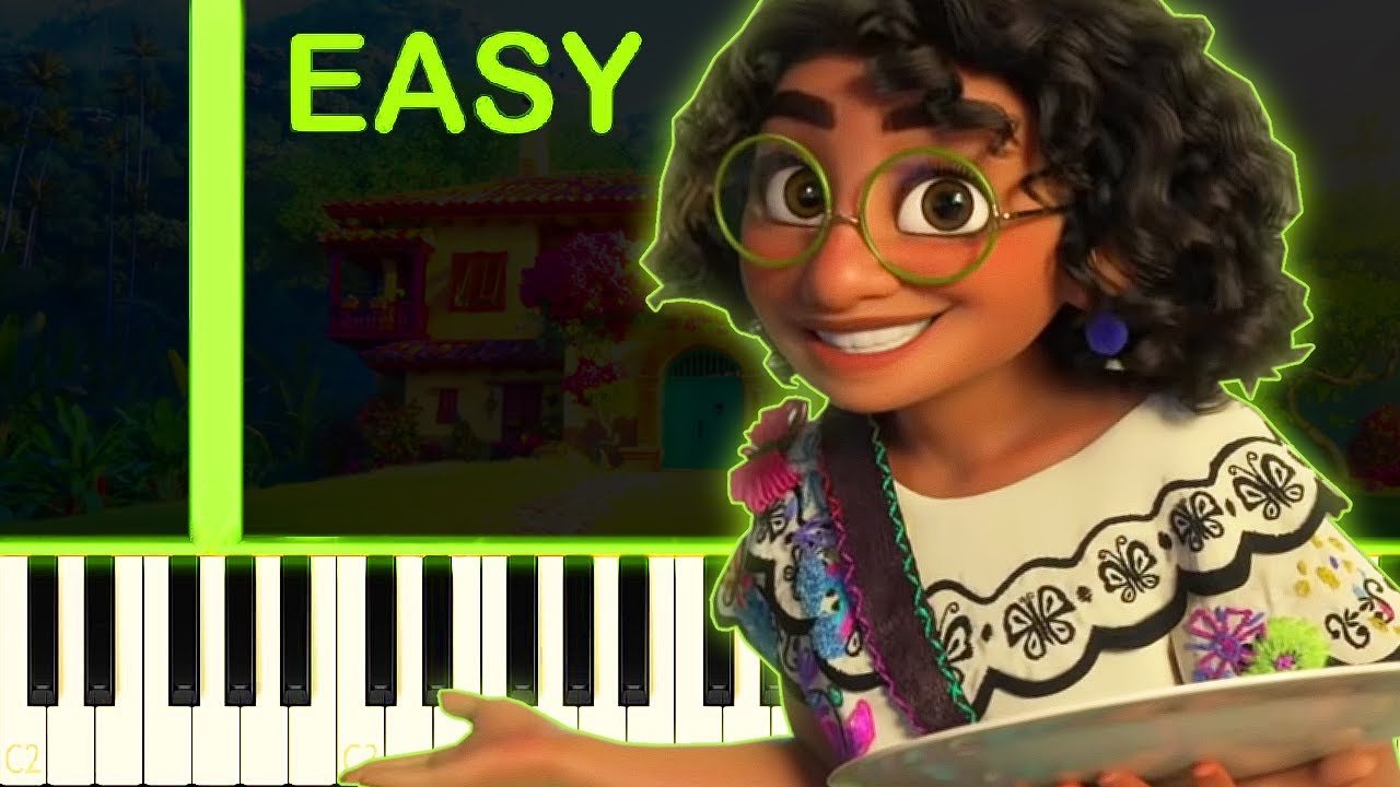 The Family Madrigal | Disney's Encanto - EASY Piano Tutorial - YouTube