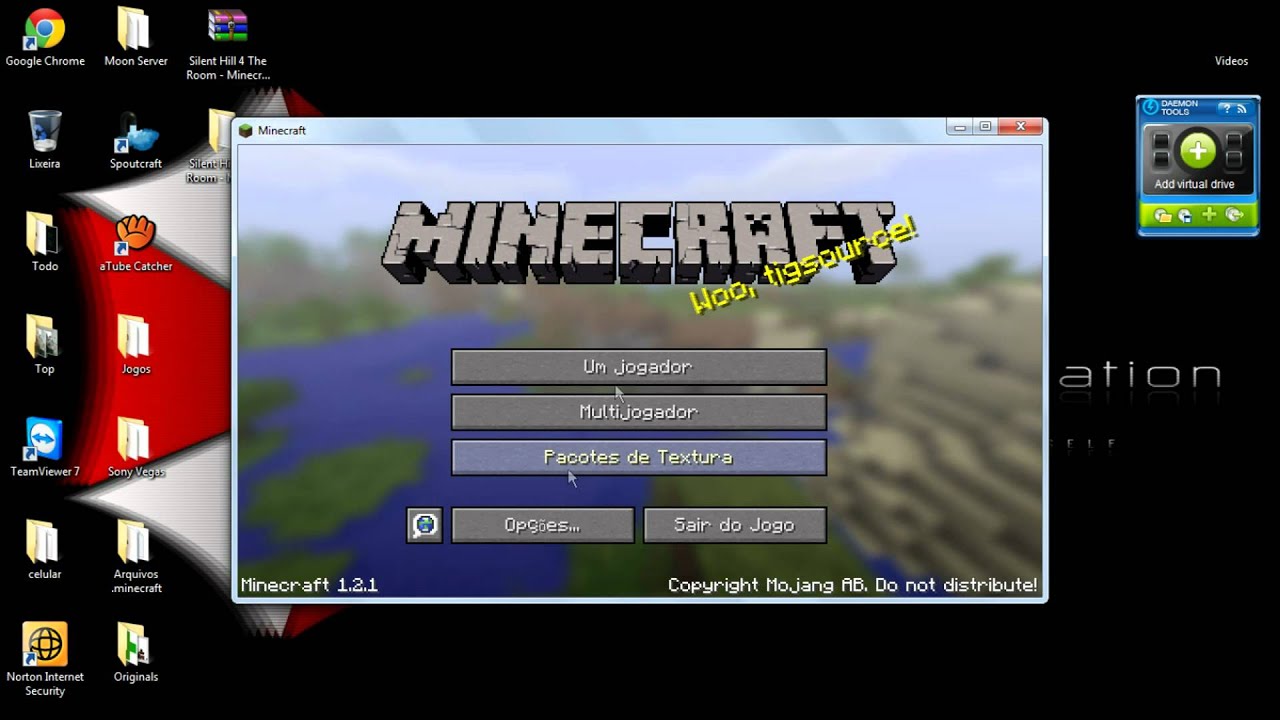 Minecraft Tutorial - Minecraft Version Changer (2012)(PT-BR) - YouTube