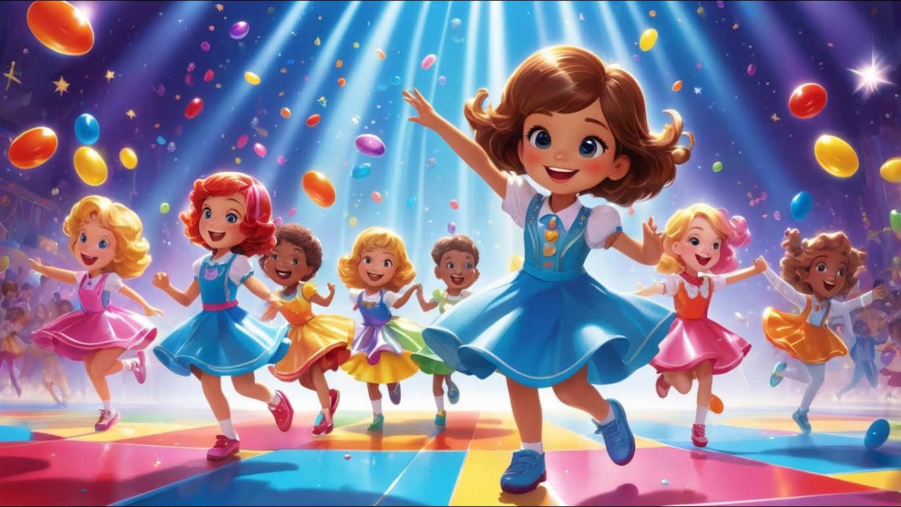 "Jelly Beans Dance Song 🍬 | Preschool Learning & Fun Candy Rhyme" - YouTube