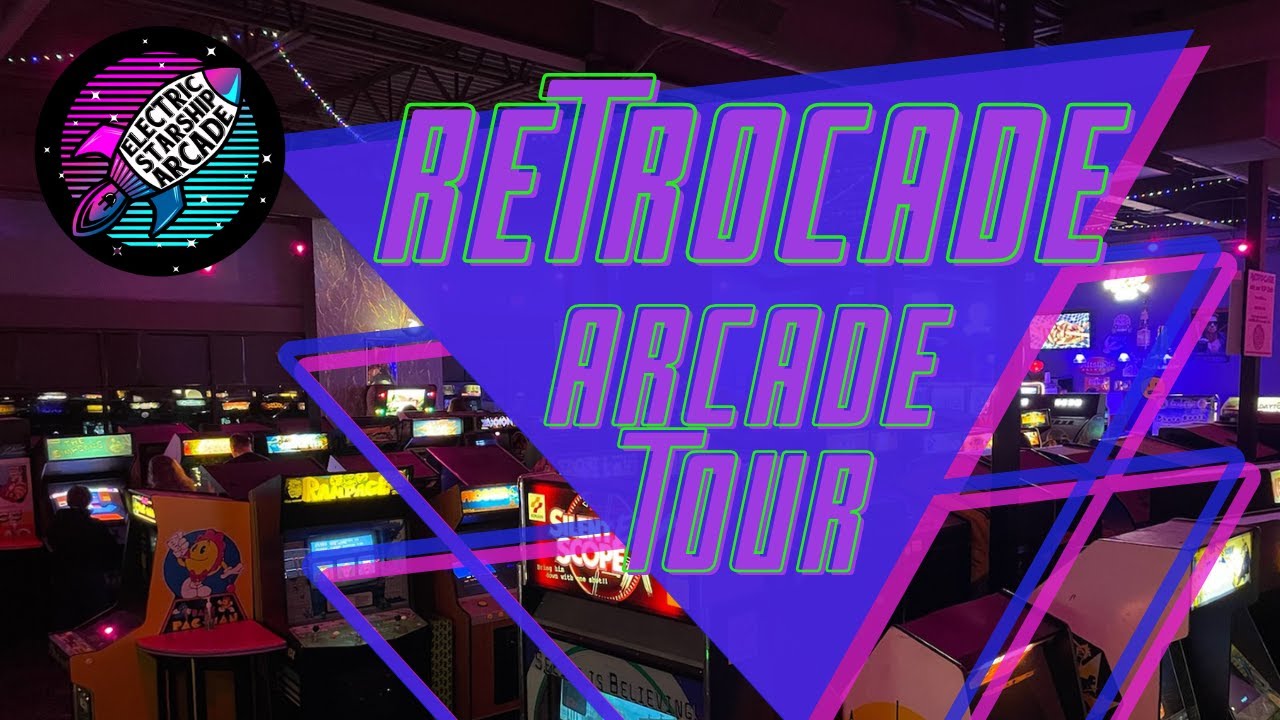 The Starship lands at RetroCade in Rowlett - Arcade Tour! - YouTube