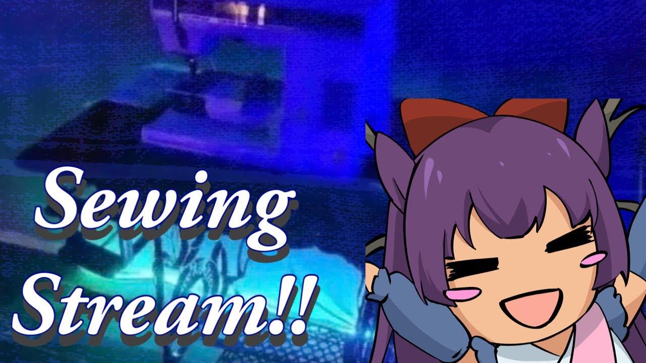 VTuber Sewing Stream! Finish sewing this blanket with me! - YouTube