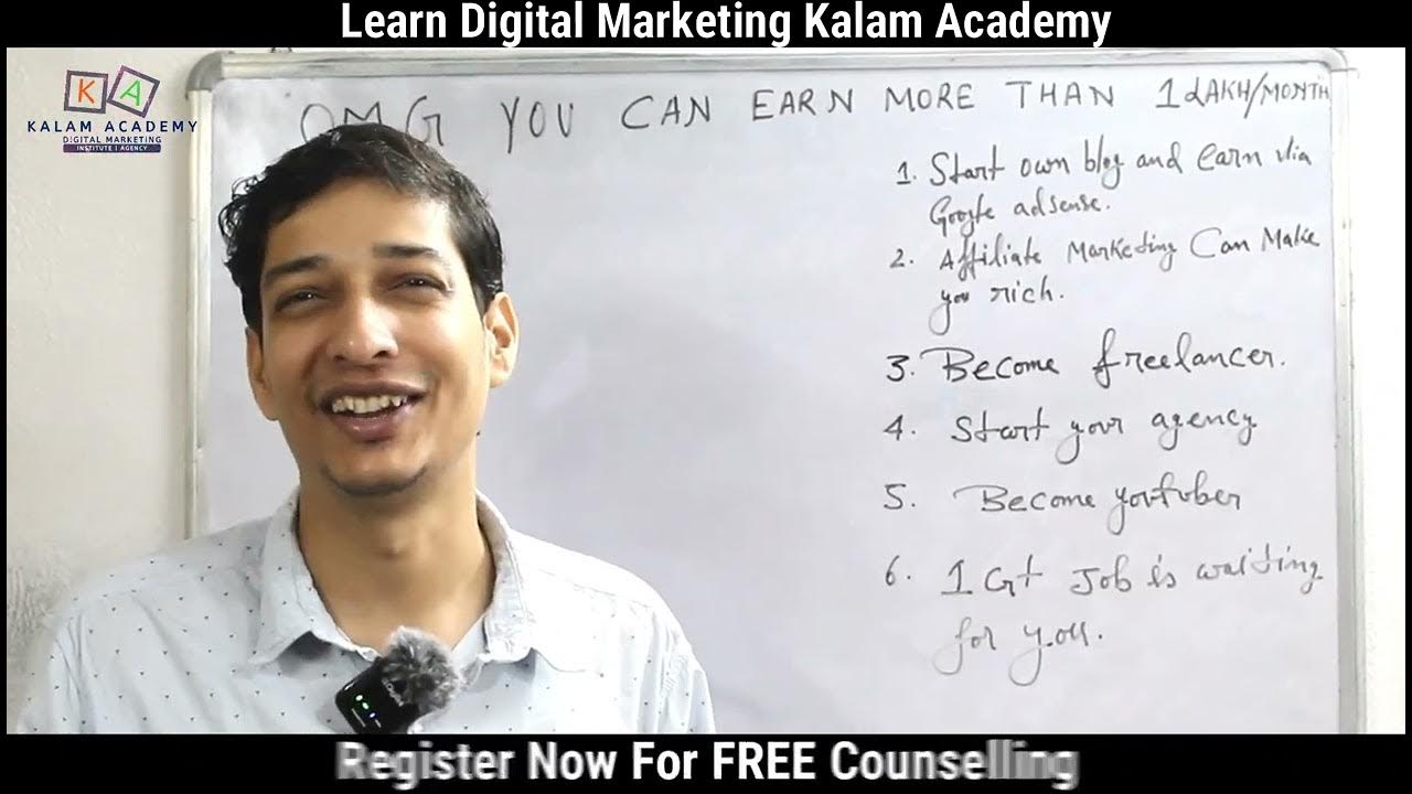 5 Ways To Earn Via Digital Marketing | Digital Marketing Course In Ranchi | Kalam Academy Ranchi ...
