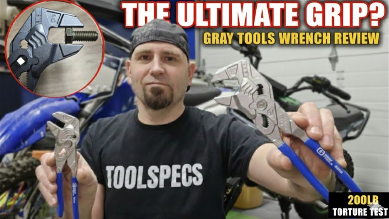 The Ultimate Grip? Gray Tools Pliers Wrench Review & Torture Test - YouTube