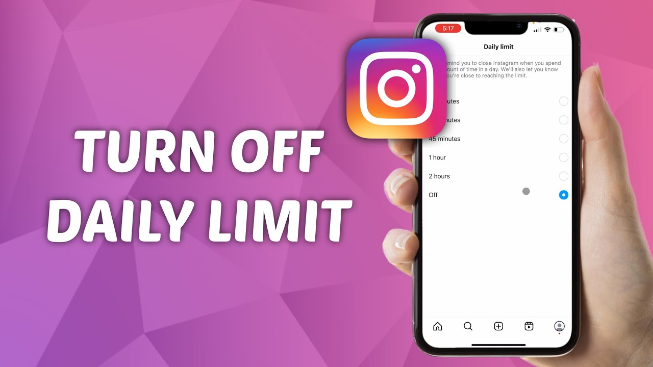 How to Turn OFF Daily Limit on Instagram - YouTube