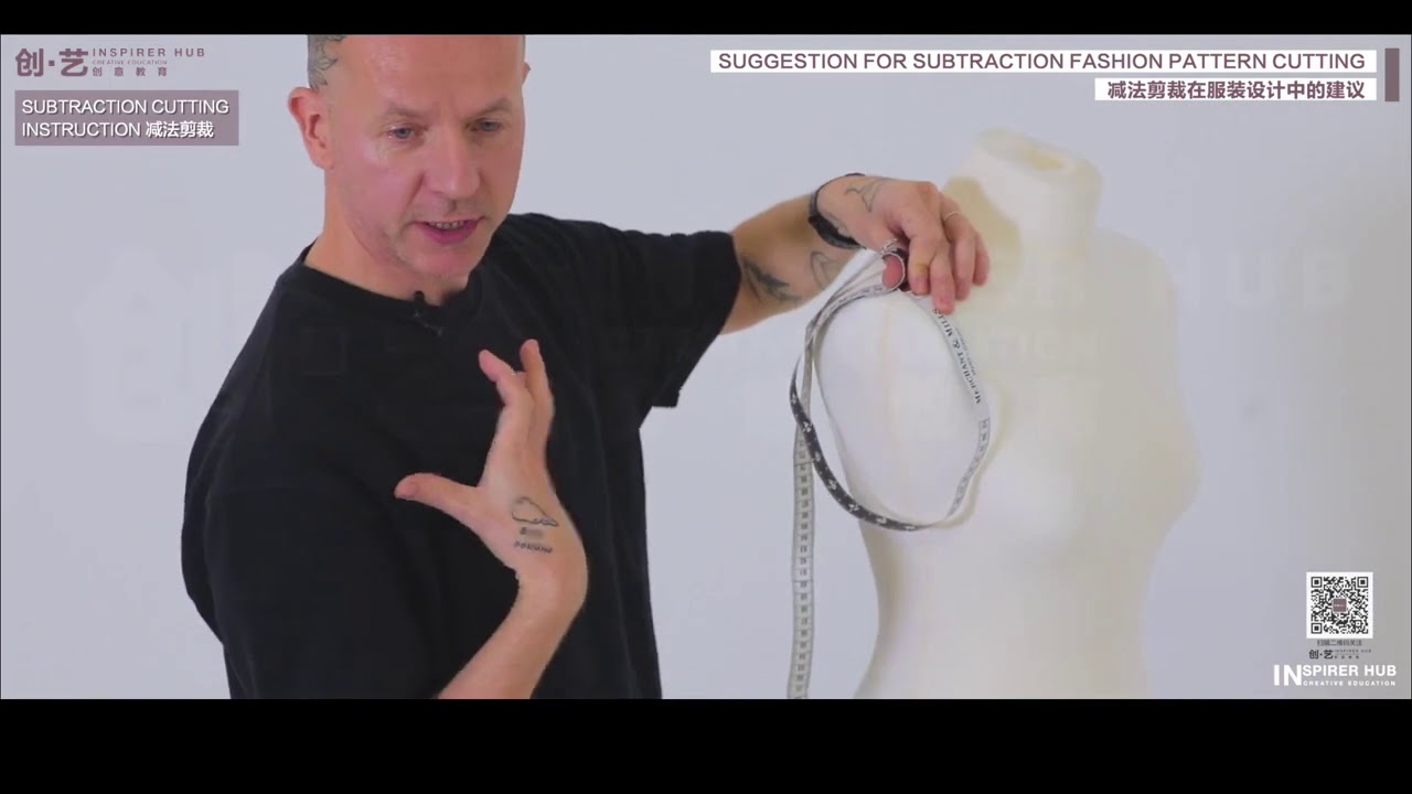 INSPIRER HUB | Fashion Subtraction Pattern Cutting - Introduction - YouTube