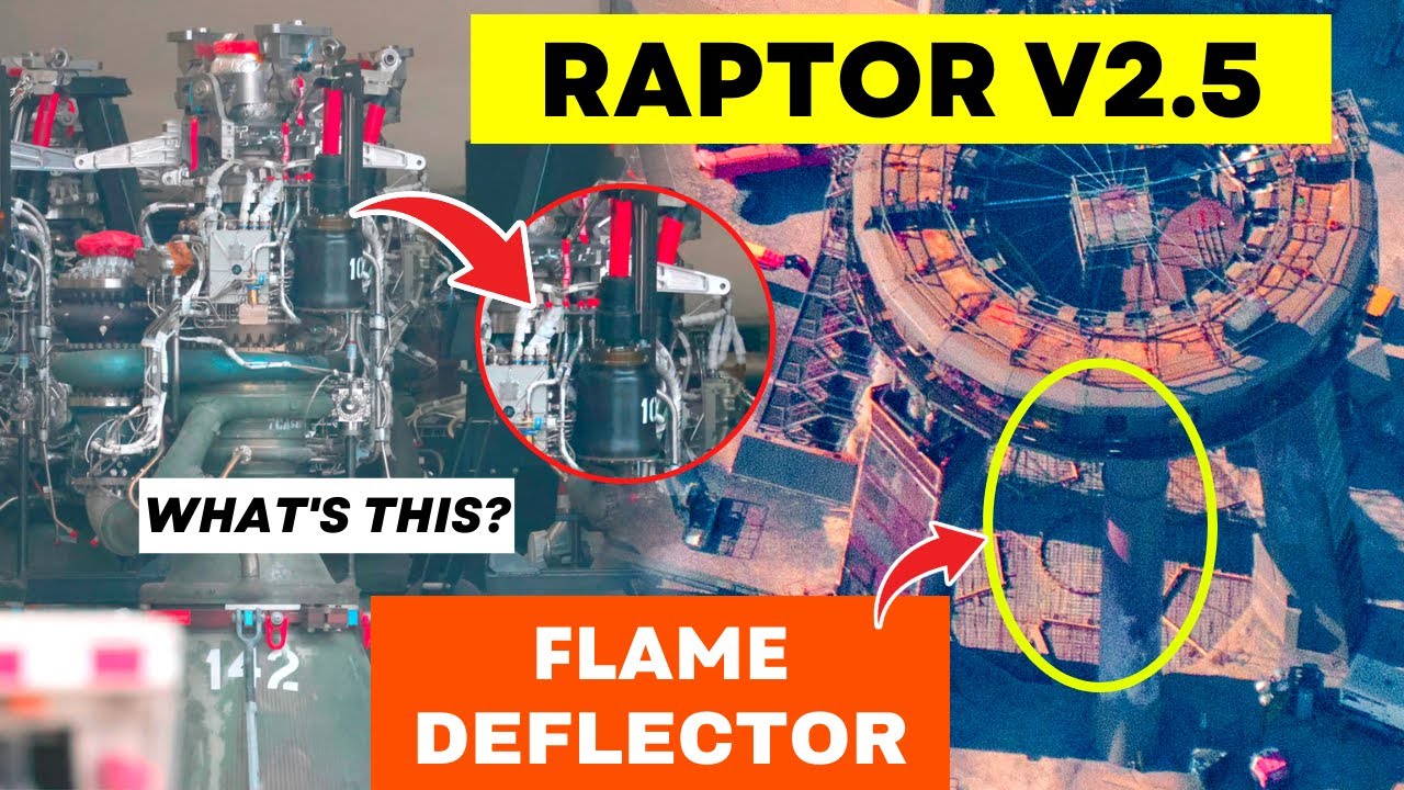 SpaceX Redesigned Raptor Engines, Starship Flame Deflector?, Booster-9 ...