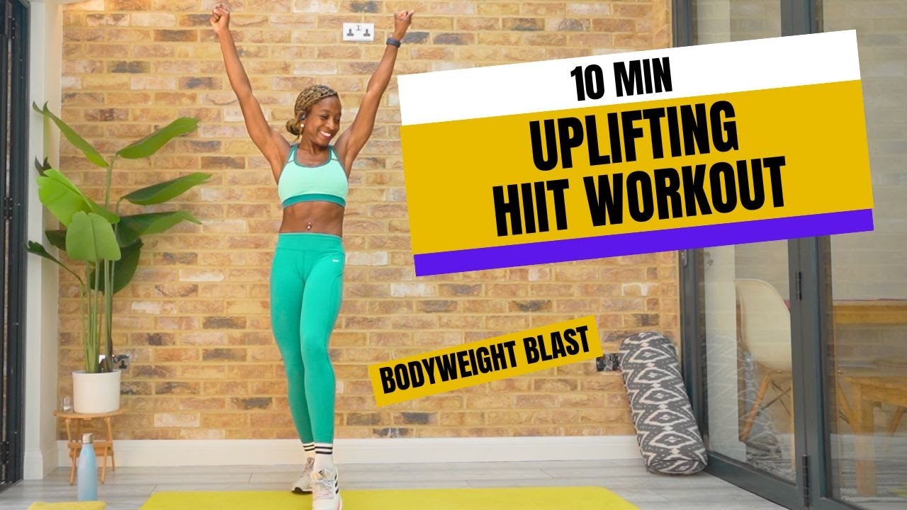 10 Minute FUN HIIT Workout | Energise Your Body & Boost Your Mood ...