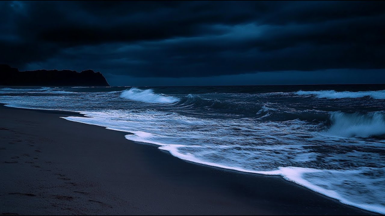 Calm Sea Waves Sounds for Restful Sleep | Healing Ocean Ambience to ...