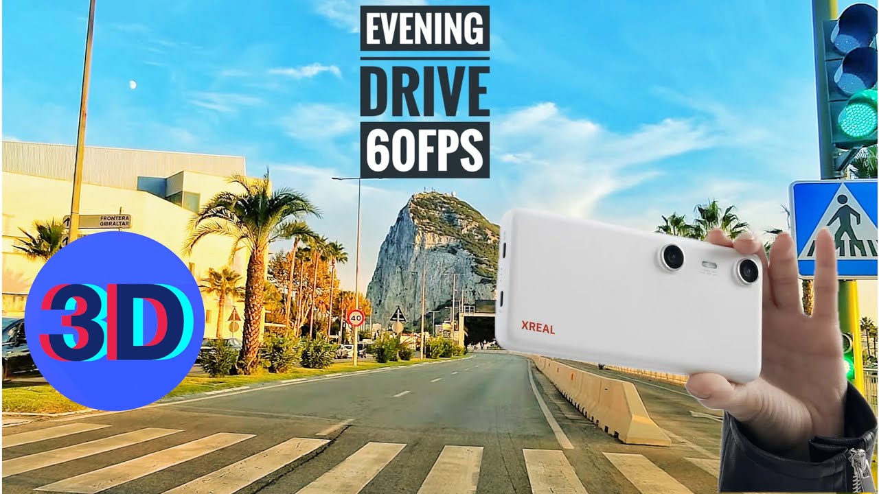 [3D] Xreal Beam Pro test - evening drive (anaglyph glasseses and 3D ...