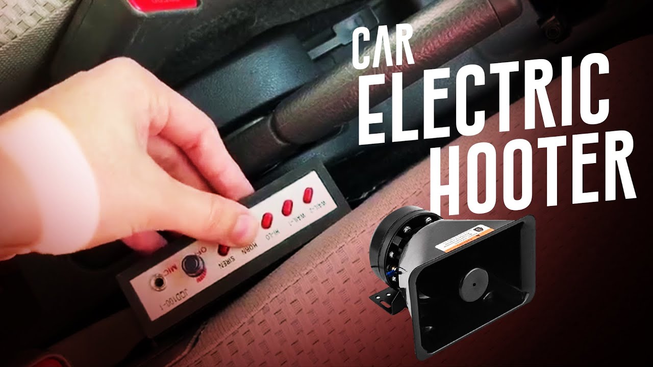 Car Electric Hooter | Super Loud Car Electric Hooter | Multiple Sound ...