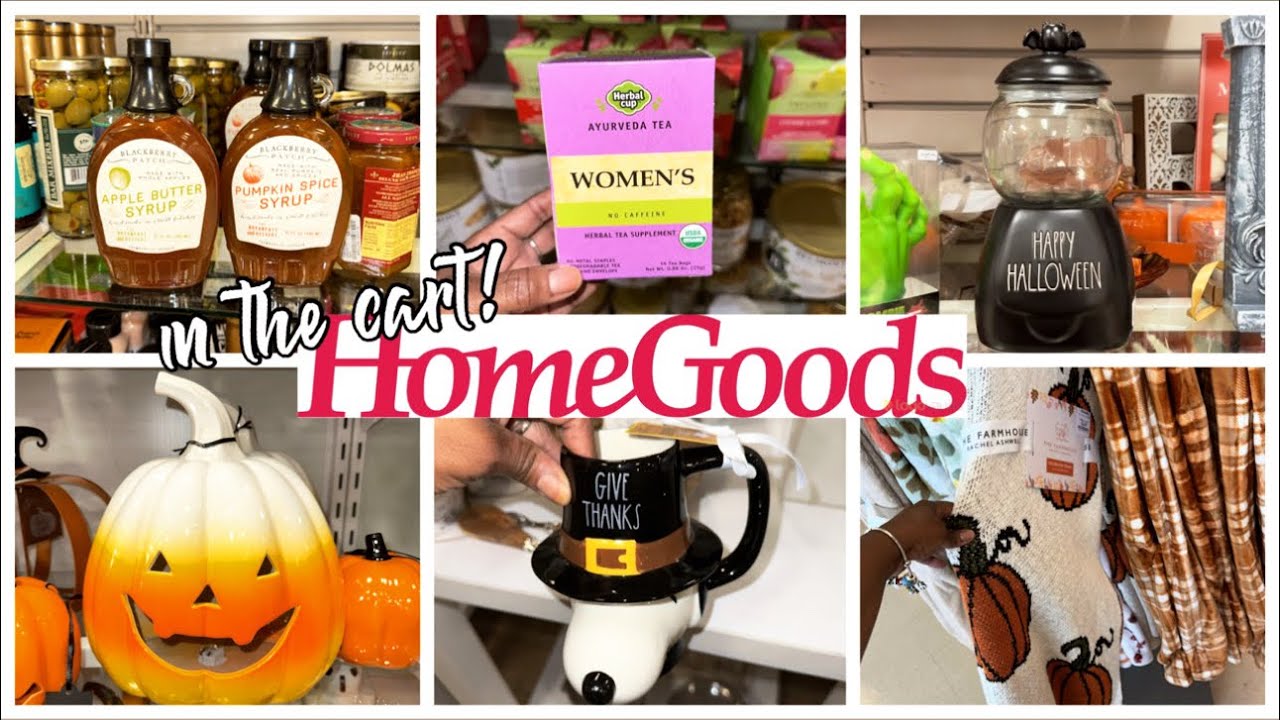 HOMEGOODS HALLOWEEN | TEA HUNTING | MARSHALLS | SHOP WITH ME - YouTube