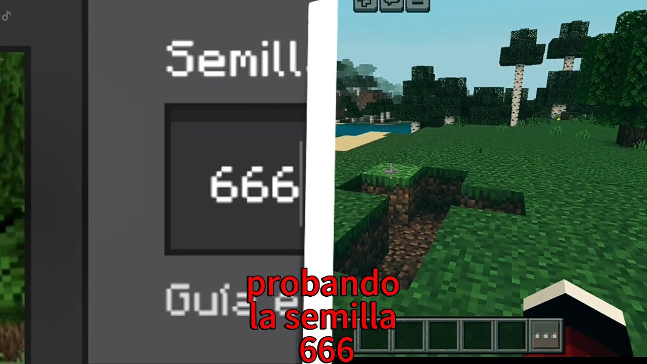 probando la semilla 666 en Minecraft!! - YouTube
