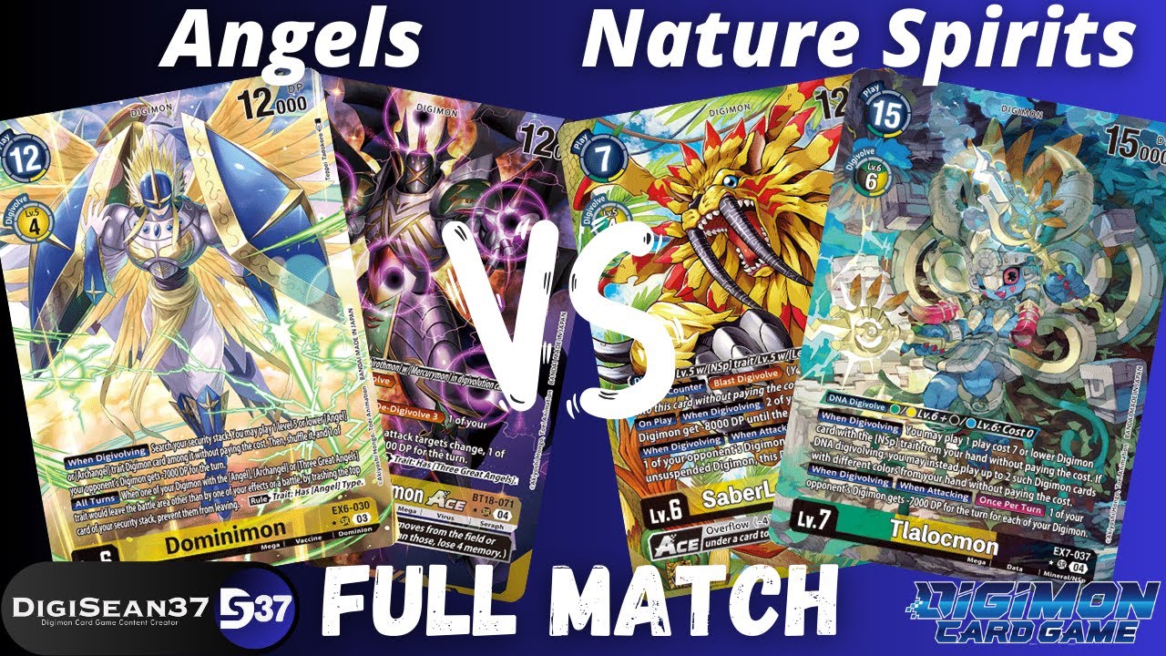Dominimon Angels VS Nature Spirits | Digimon Card Game | Special ...