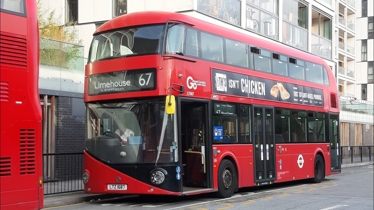 DFRV. 67 Dalston Jct - Wood Green - Dalston Jct. LTZ1687. LT687. Go ...