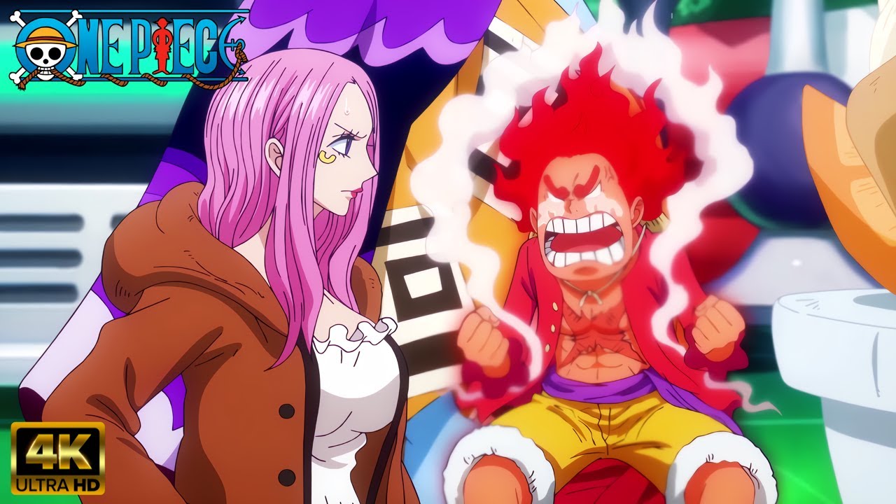 [4k] One Piece ep.1091 | Luffy becomes Super Saiyan God - YouTube