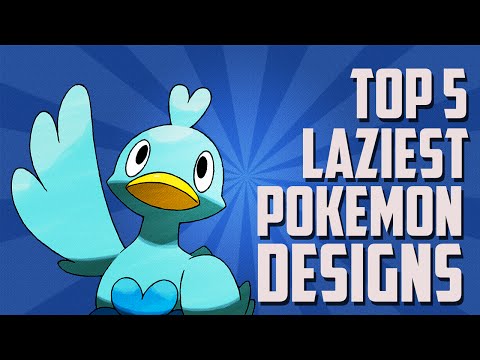 Top 5 | Laziest Pokémon Designs