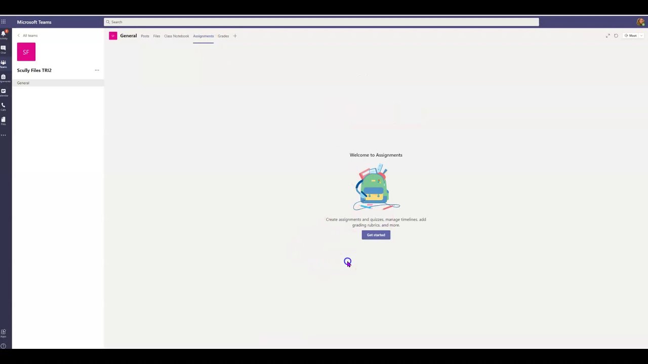 Creating a new Team tile & dragging existing assignments - YouTube