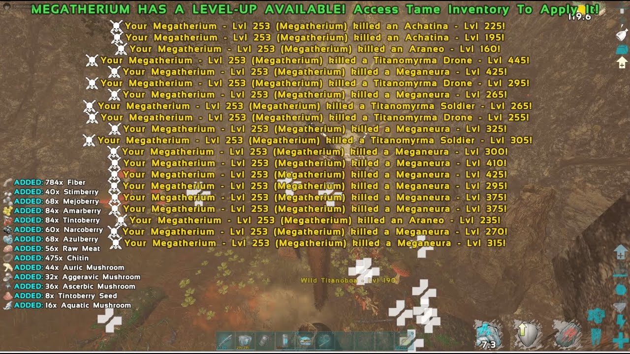 ARK : Official Fjordur The Best Spot For Farming Chitin |Slot Cap ...