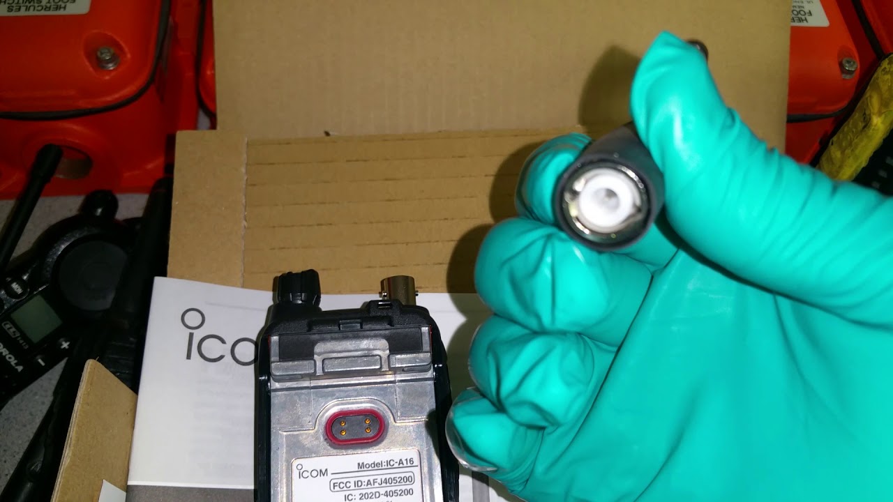 Icom A16 Bluetooth tests and demo - YouTube