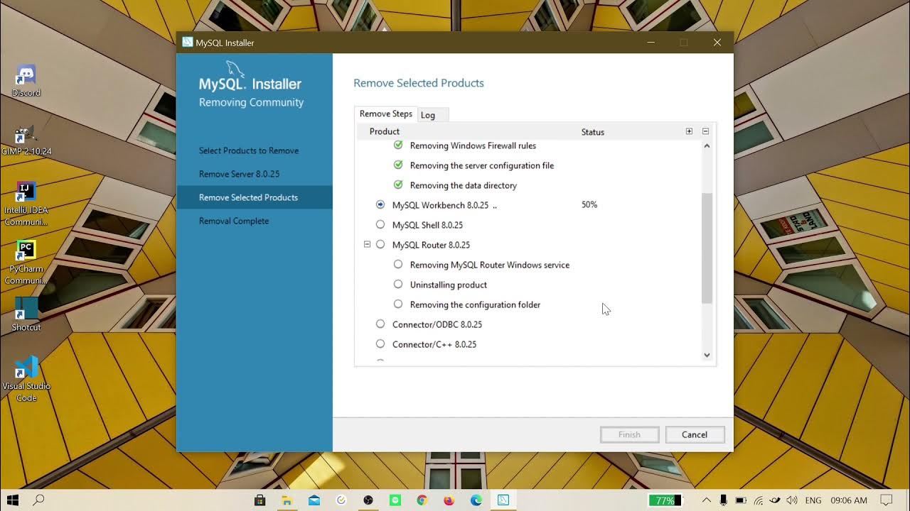 How to uninstall MySQL server - YouTube