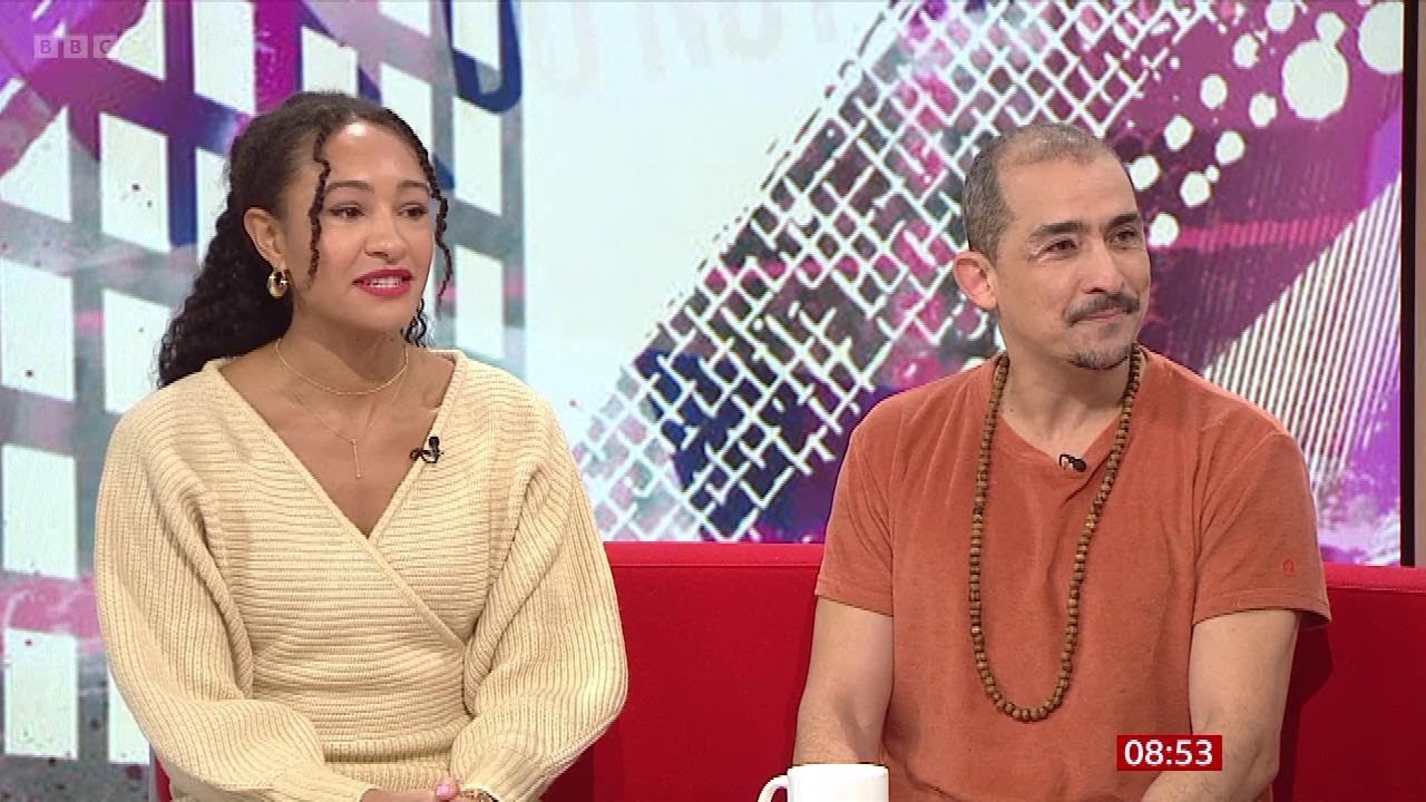 Natalie Simpson, Nabil Elouahabi (Trigger Point Cast) On BBC Breakfast ...