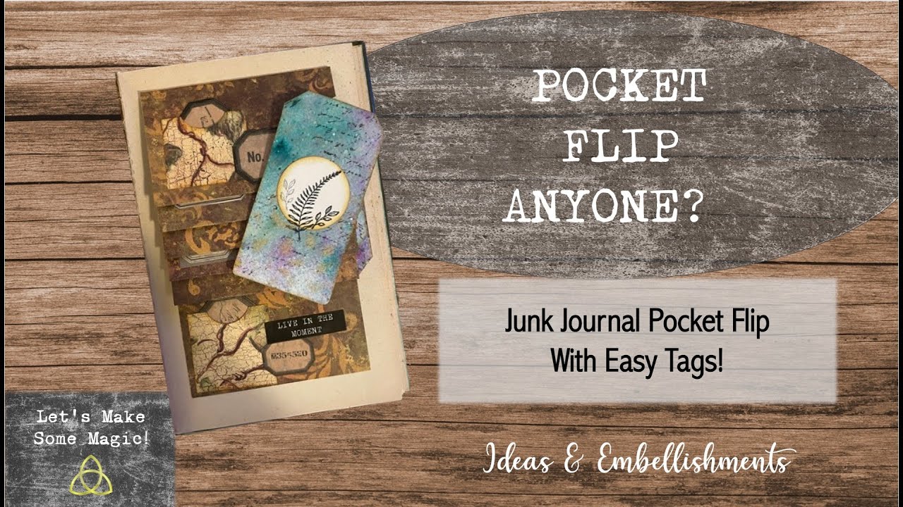 EASY 6 Pocket Junk Journal Waterfall with Tags! - YouTube