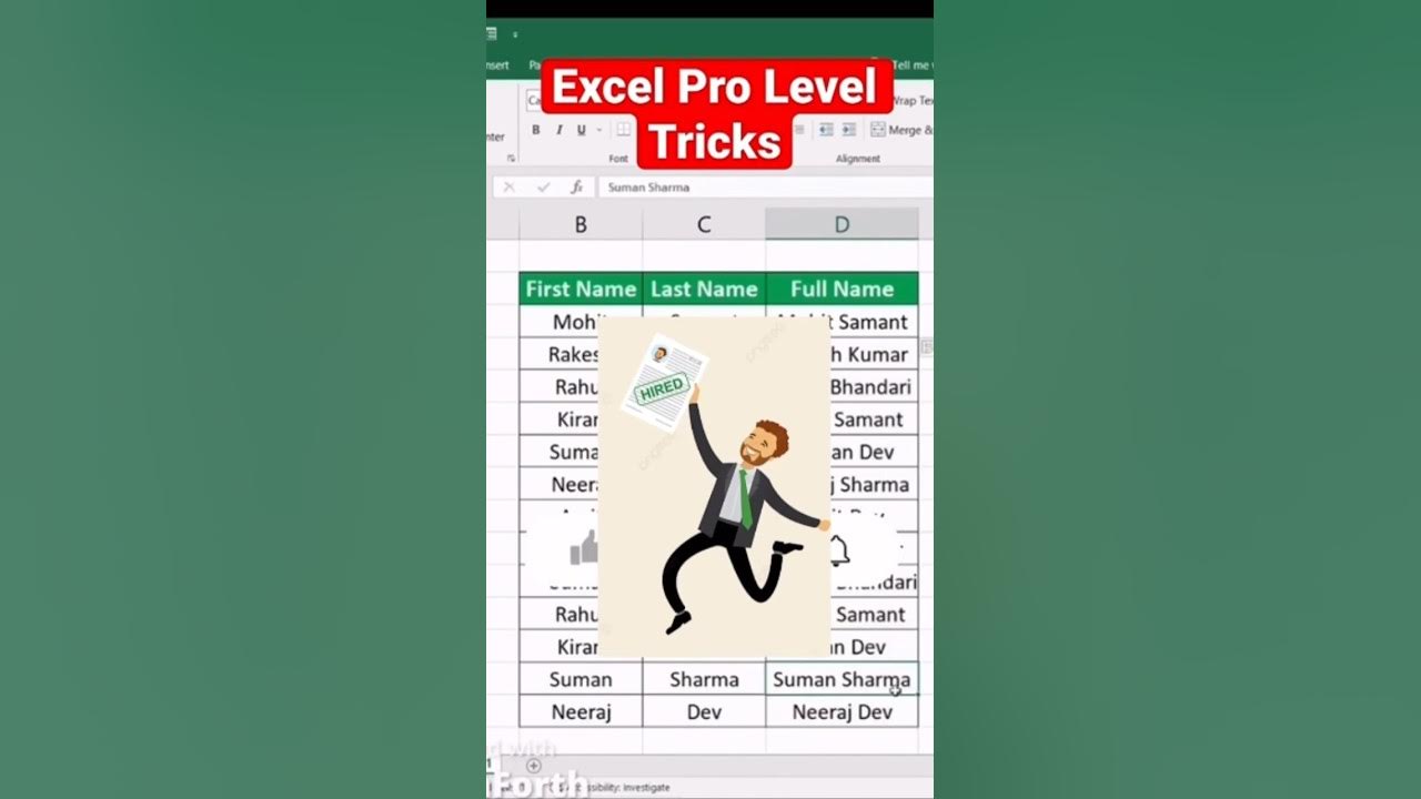 Excel Magic Tricks😱😱👀👀 Shorts How Viral Youtube